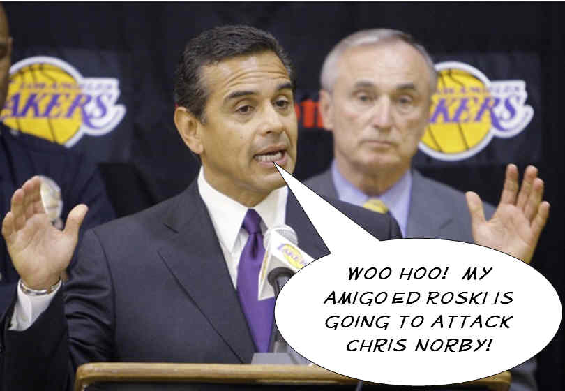 Villaraigosa backer Ed Roski to spend $25K on hit pieces against Norby?