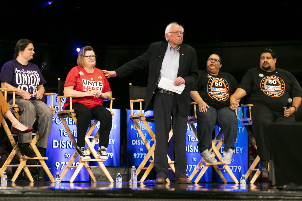 When Bernie Sanders showed up to help us Disney Workers.