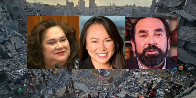 The Gaza Conflict plays out at Santa Ana Council