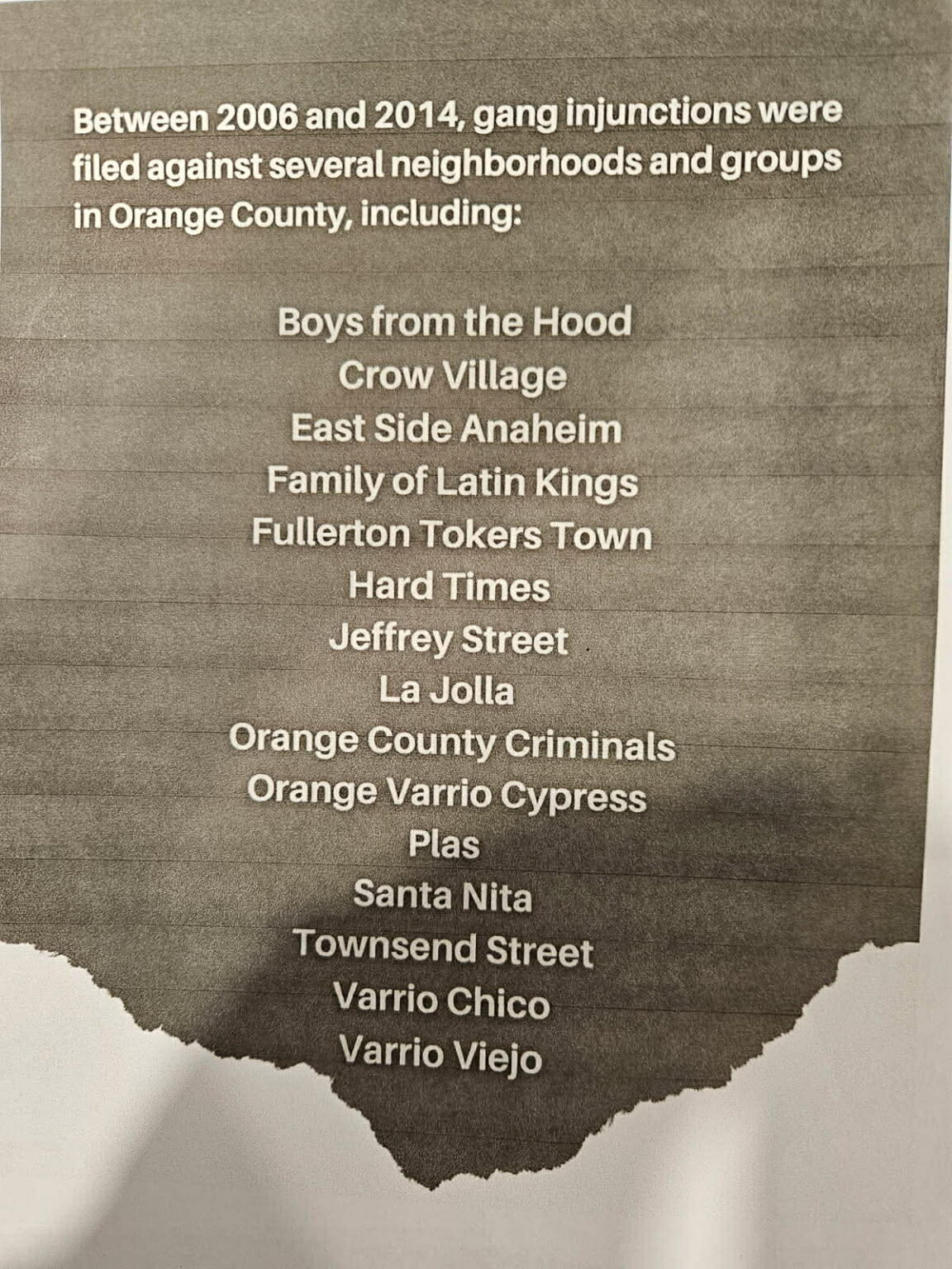 OC Gang Injunctions are over, BUT… (keep reading if you or anyone you ...